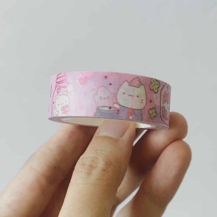 Potion Pals Pink Foil Washi Tape / Potion Pals Series - TRXYLAND